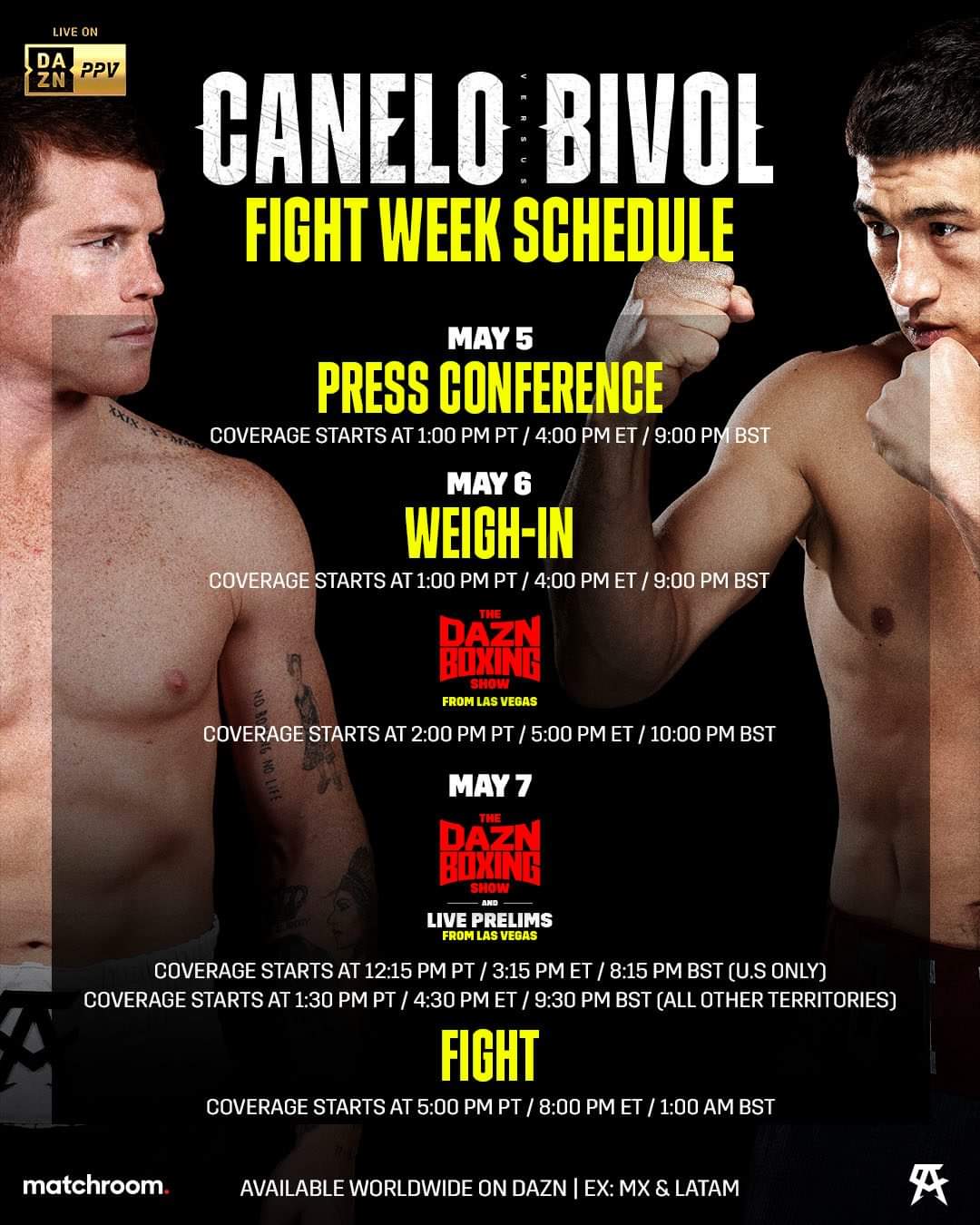 Canelo vs. Bivol: Date, Fight Time, Live Stream & Odds - NY FIGHTS