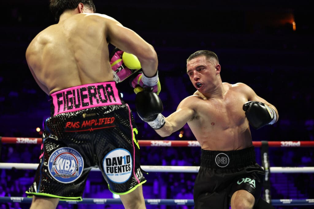 Brandon Figueroa Wrecks Nick Ball, Wins WBA Featherweight Title - NY FIGHTS