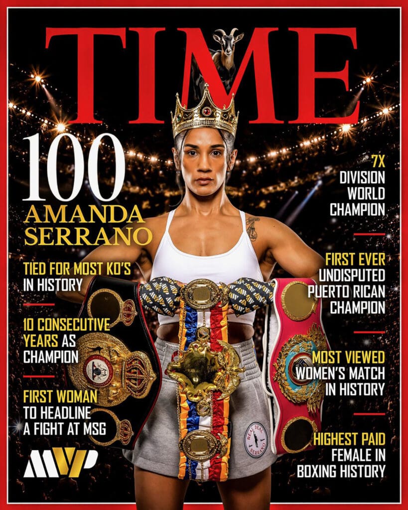 Amanda Serrano, Oleksandr Usyk Make TIME100 Sports List - NY FIGHTS